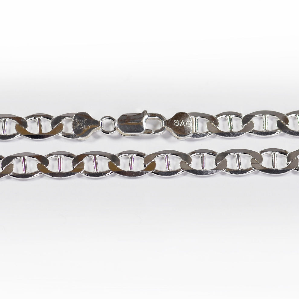 Anchor Mariner Chain 8.2 mm - Sterling Silver – Sea Shur Jewelry
