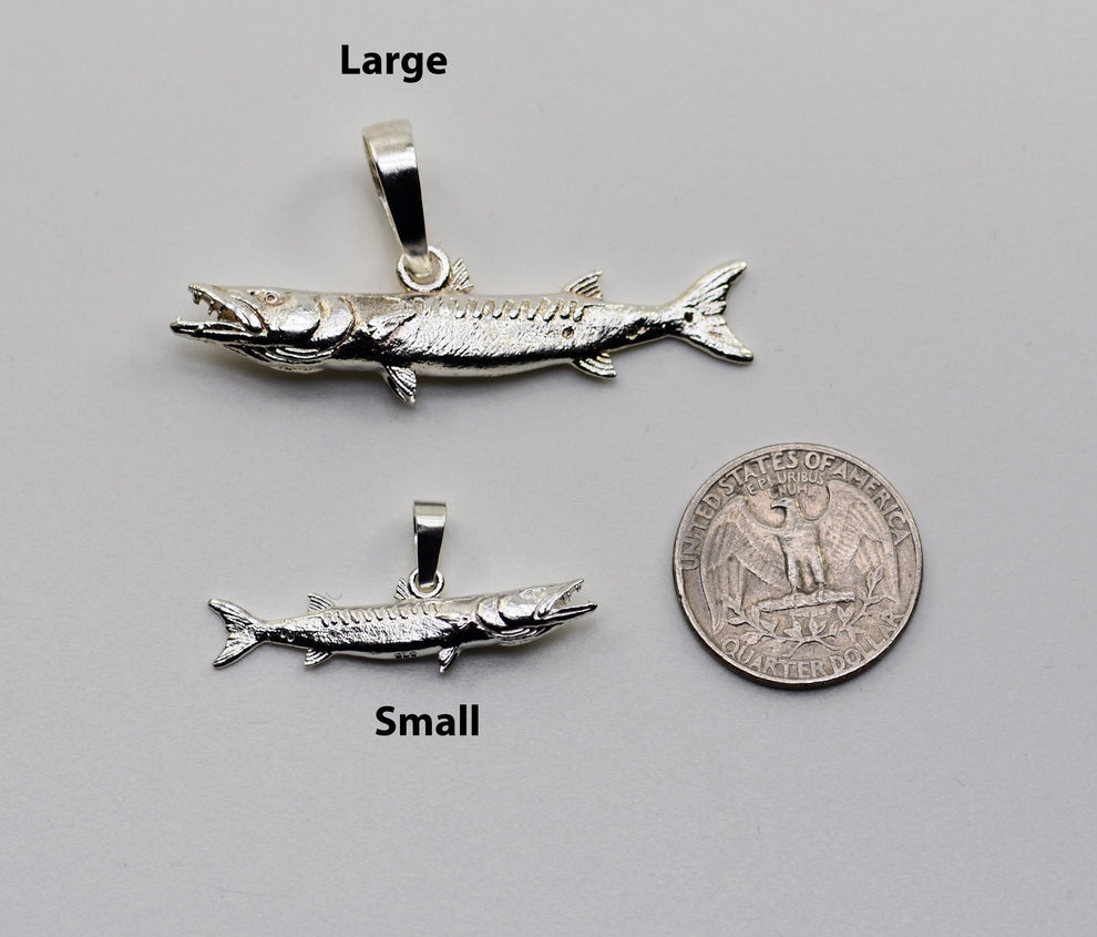 Barracuda Fish - Large | Sea Shur Jewelry