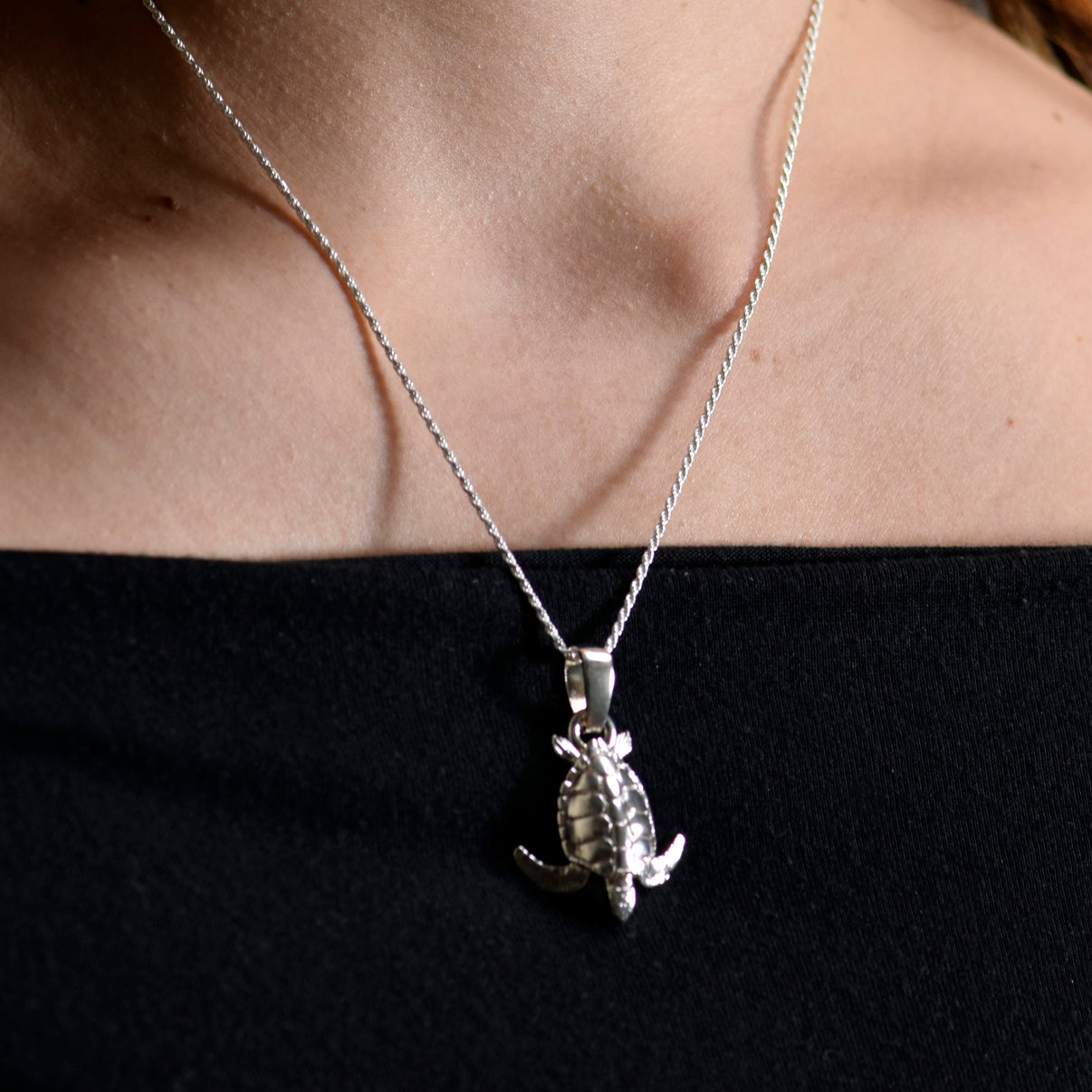 Loggerhead Sea Turtle Pendant - Medium | Sea Shur Jewelry