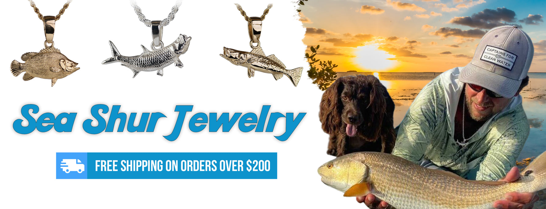 Sea Shur Jewelry | Lifelike Sport Fish & Nautical Pendants | USA Made