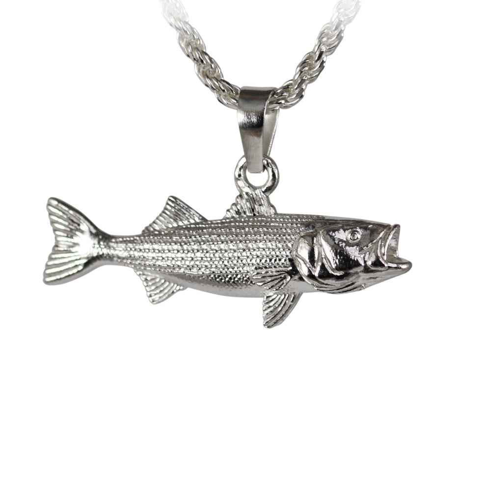 Striped Bass Pendant - Large | Sea Shur Jewelry