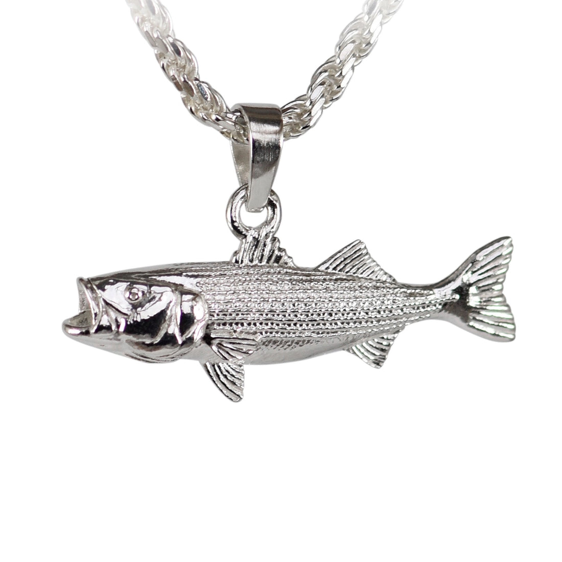 Striped Bass Pendant - Large | Sea Shur Jewelry