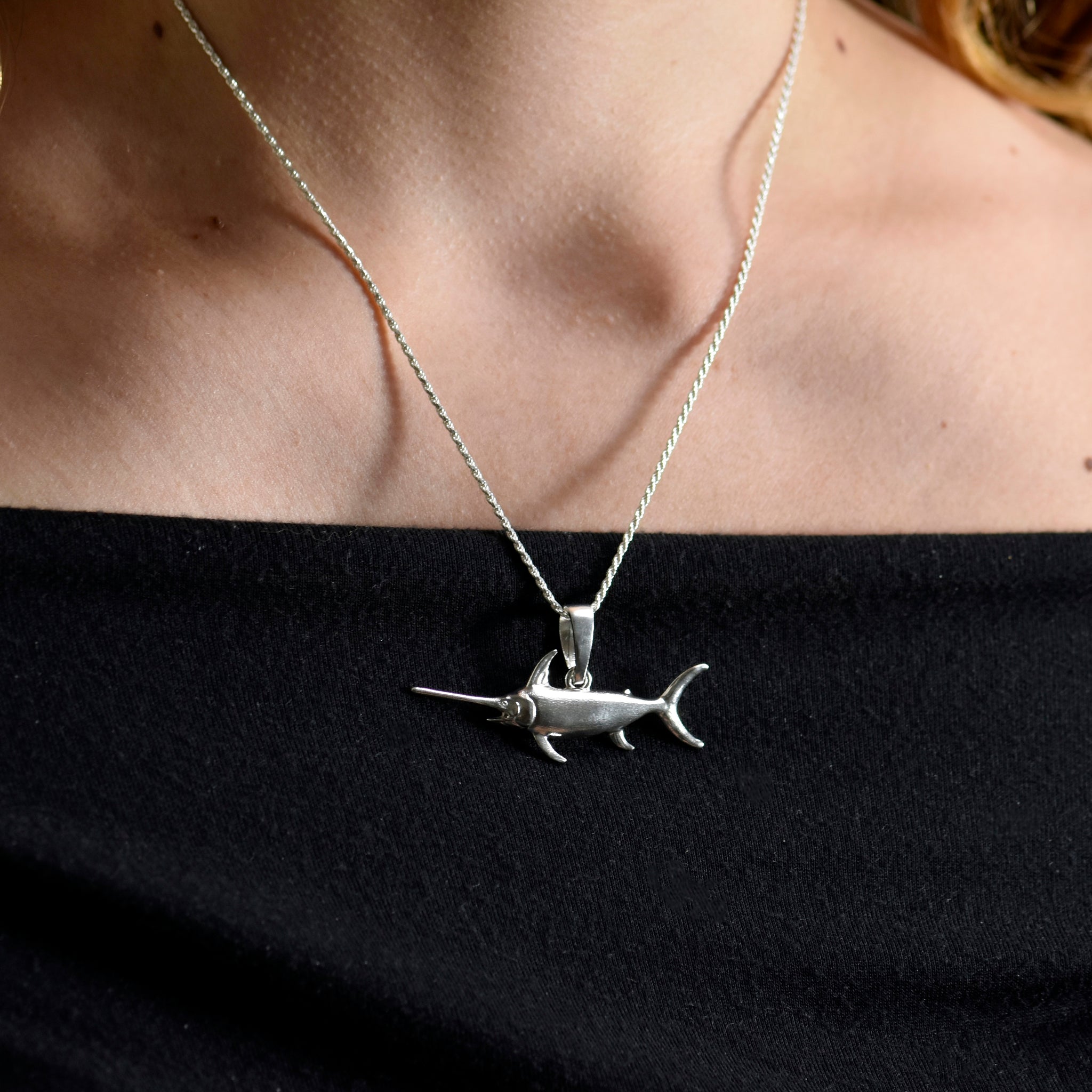 Swordfish Pendant - Medium | Sea Shur Jewelry