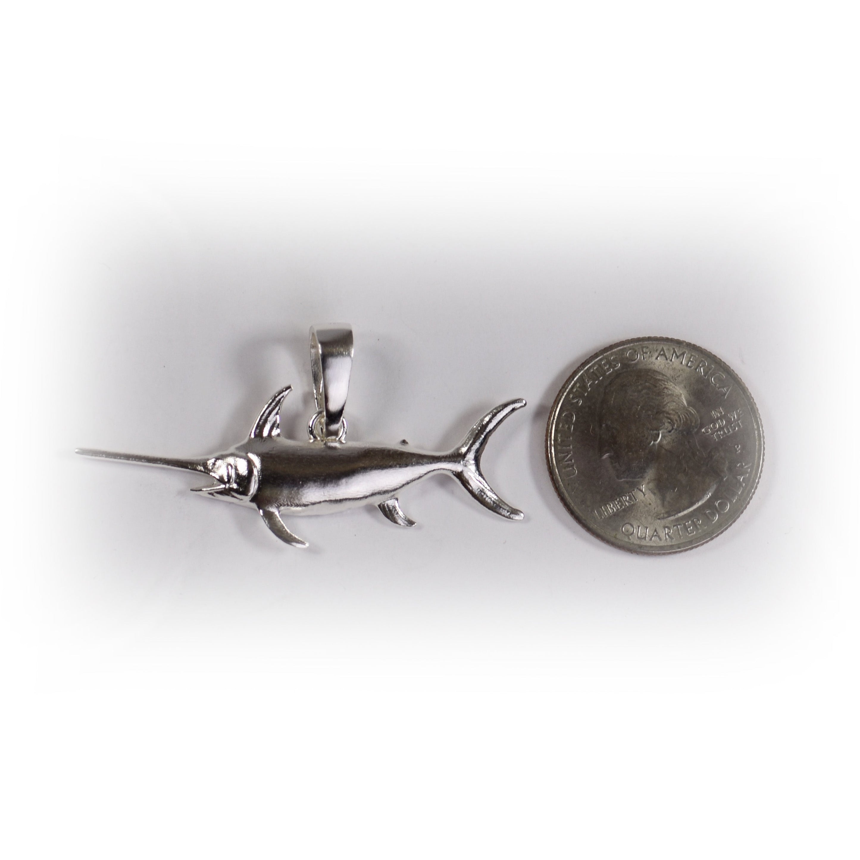 Swordfish Pendant - Medium | Sea Shur Jewelry