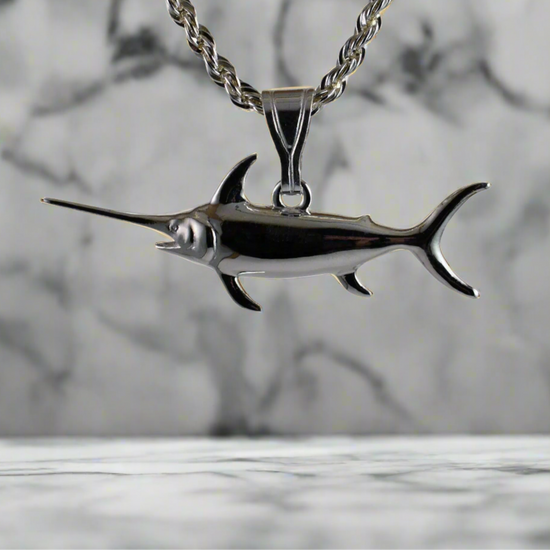 Swordfish Pendant - Medium | Sea Shur Jewelry